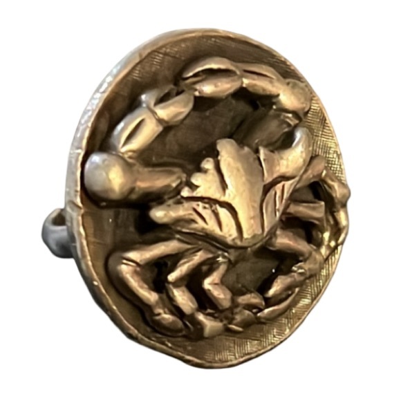 Vintage | Jewelry | Vintage Tortolani Silver Round Zodiac Horoscope ...